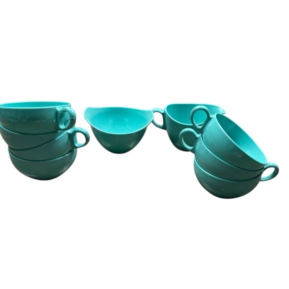 American Vintage | Dining | Vintage Melmac Turquoise Coffee Cup With ...